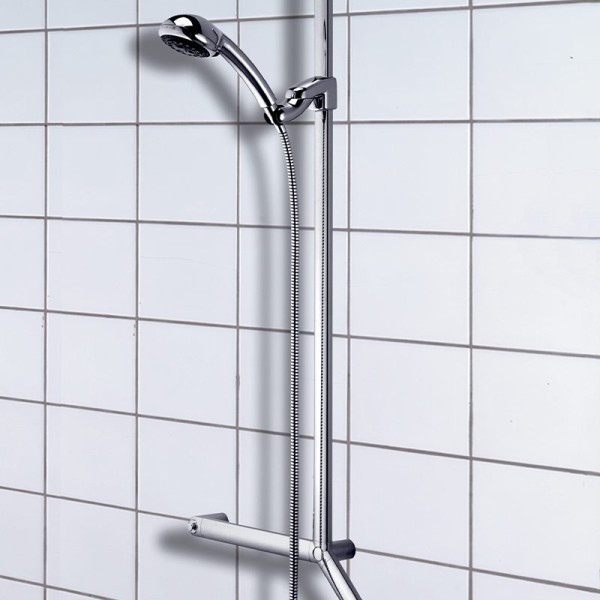 Bara dus fara bariera KLUDI SIRENA CARE, crom, montare Pe perete, cu ...