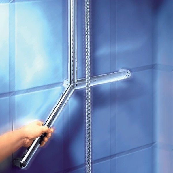 Bara dus fara bariera KLUDI SIRENA CARE, crom, montare Pe perete, cu ...